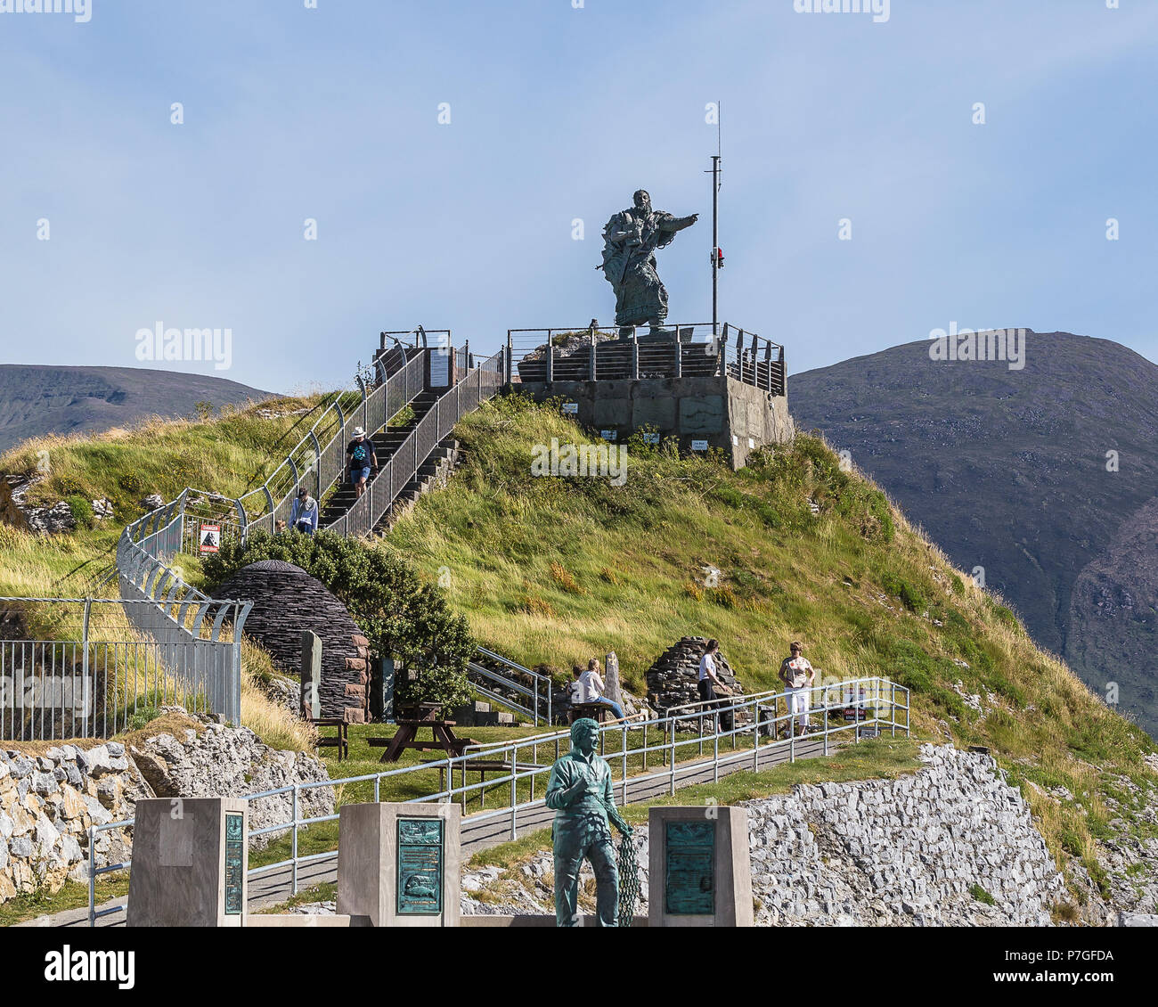 Ireland in the beautiful marina of Fenit in County Kerry Stock Photo ...