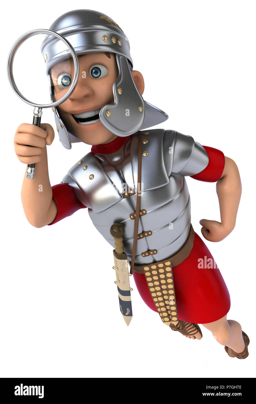 Fun roman soldier Stock Photo - Alamy