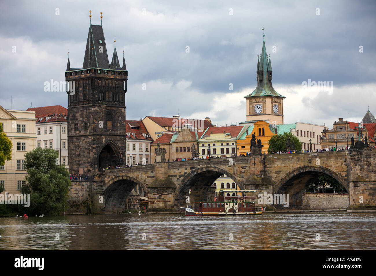 Central charles bridge hi-res stock photography and images - Alamy
