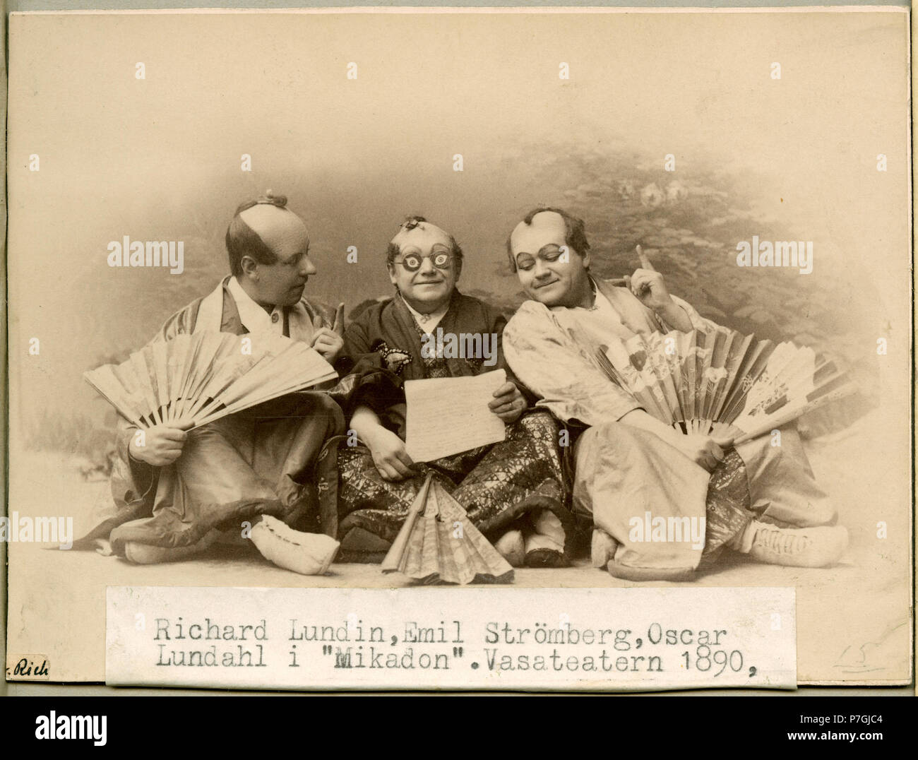 Richard Lundin, Emil Strömberg & Oscar Lundahl i Mikadon, Vasateatern ...