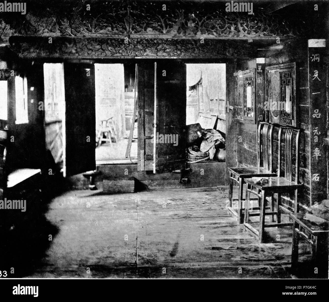 Historic home interior Black and White Stock Photos & Images - Alamy