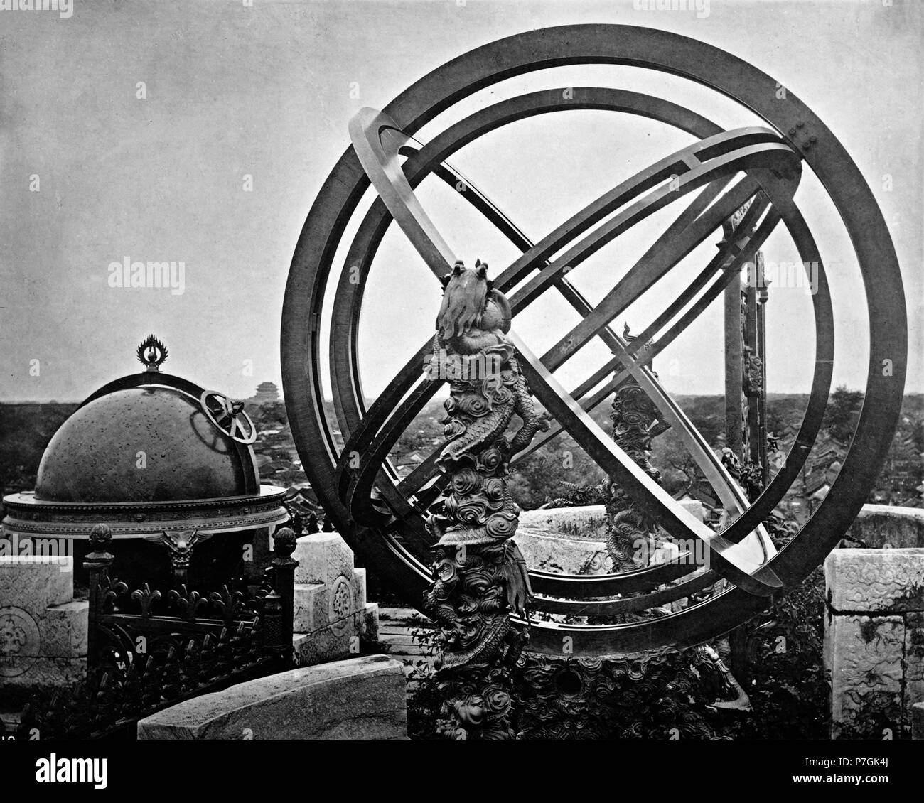 English: John Thomson: LATHER LE COMTE visited the Peking Observatory in 1688, just after the ...