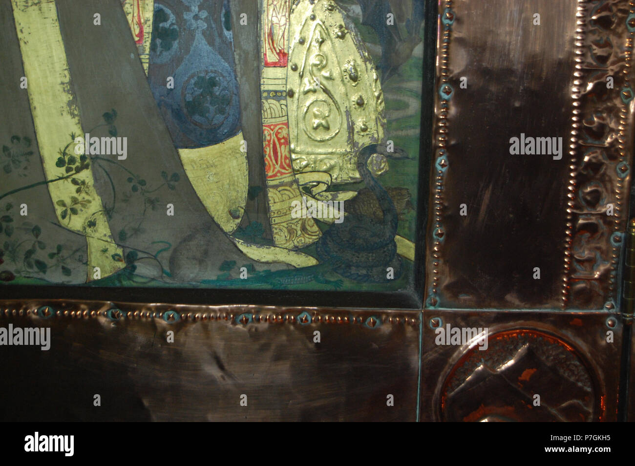 English: Reredos by Kate Bunce (painting; died 1927) and her sister ...