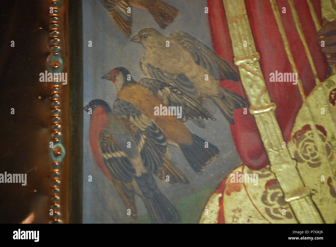 English: Reredos by Kate Bunce (painting; died 1927) and her sister ...