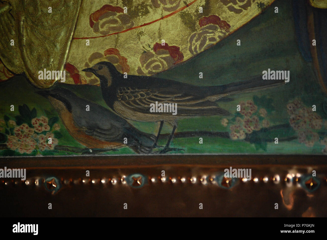 English: Reredos by Kate Bunce (painting; died 1927) and her sister ...