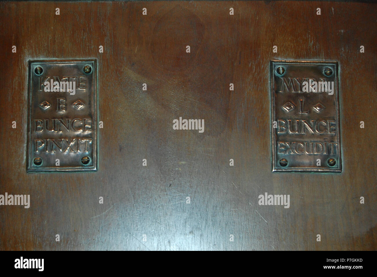 English: Reredos by Kate Bunce (painting; died 1927) and her sister ...