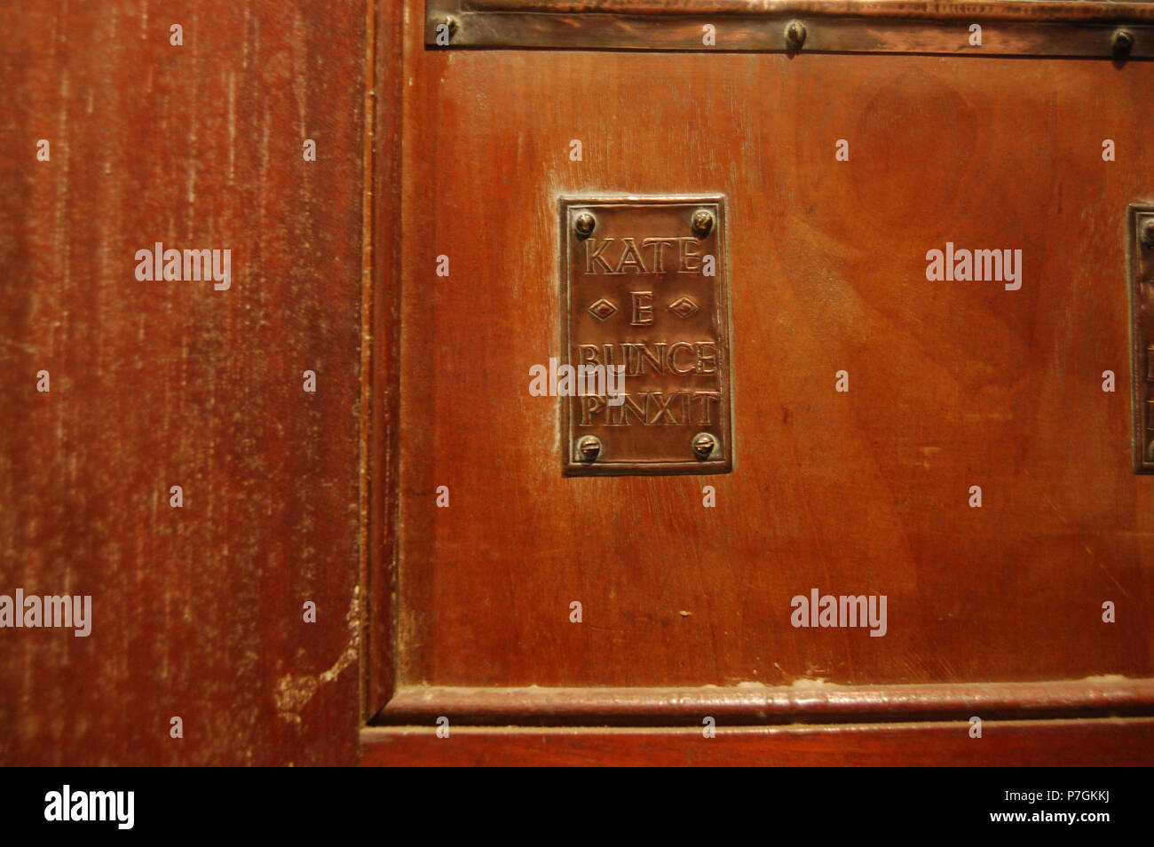 English: Reredos by Kate Bunce (painting; died 1927) and her sister ...