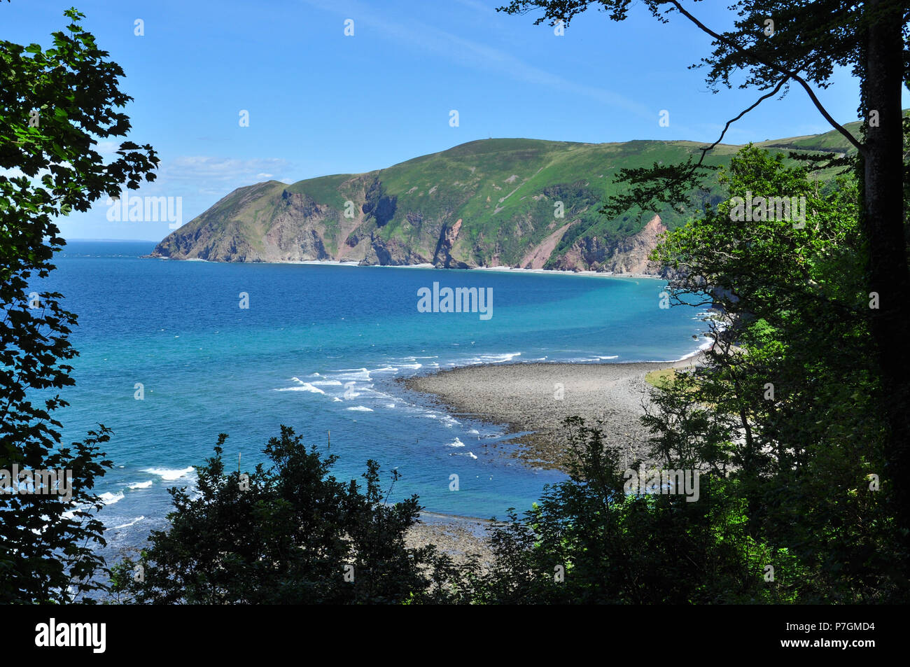 Lynton beach devon hi-res stock photography and images - Alamy