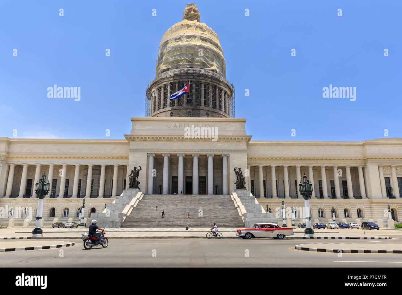 Restored cuban capitol building hi-res stock photography and images - Alamy