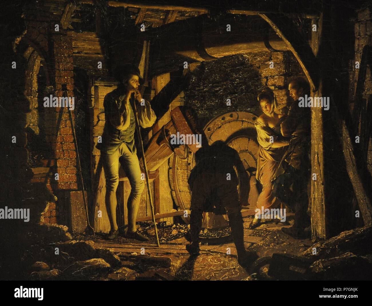Joseph wright of derby iron forge hi-res stock photography and images ...