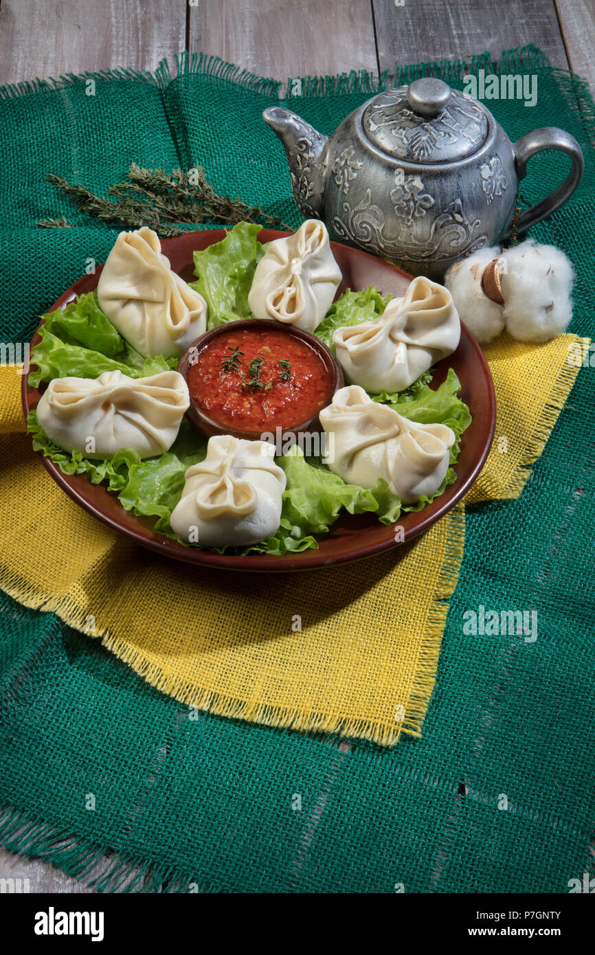 Russian national food on a studio background Stock Photo - Alamy