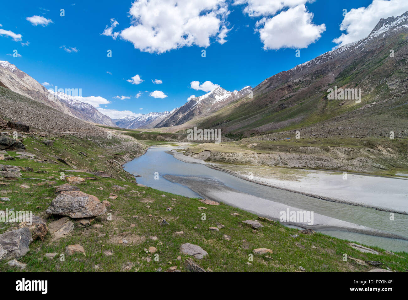 Suru Valley of Ladakh, Jammu and Kashmir Stock Photo - Alamy