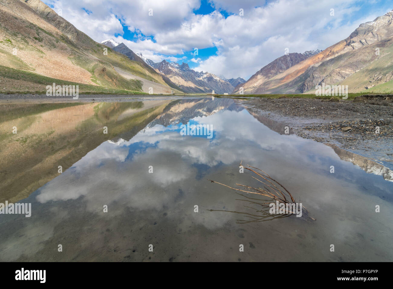 Lake in Suru Valley of Ladakh, Jammu and Kashmir Stock Photo - Alamy