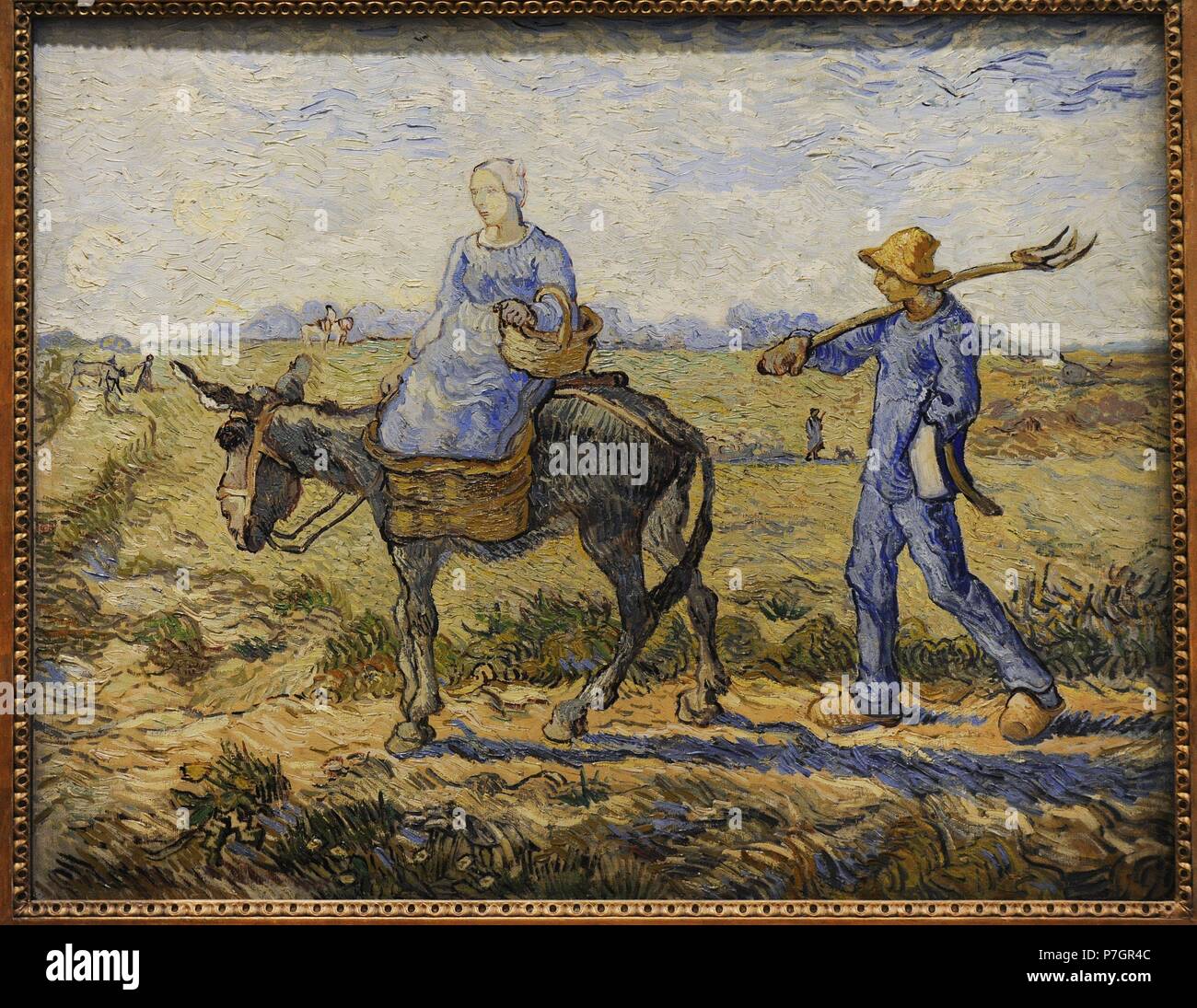 Vincent Van Gogh (1853-1890). Dutch Post-Impressionist painter. Morning ...