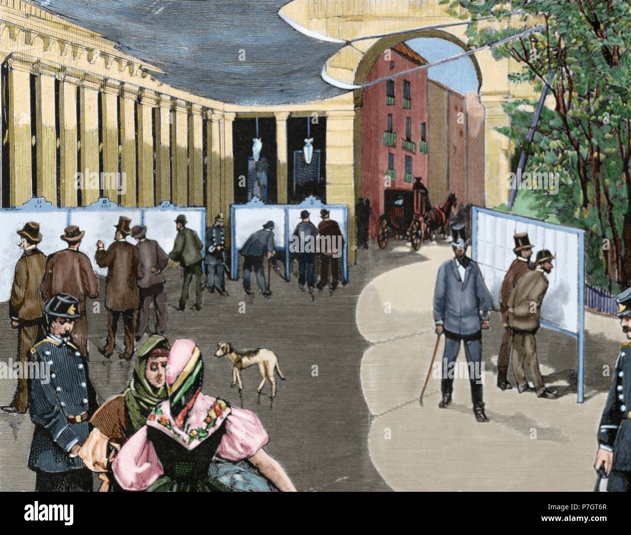 Woman voting 19th century hi-res stock photography and images - Alamy