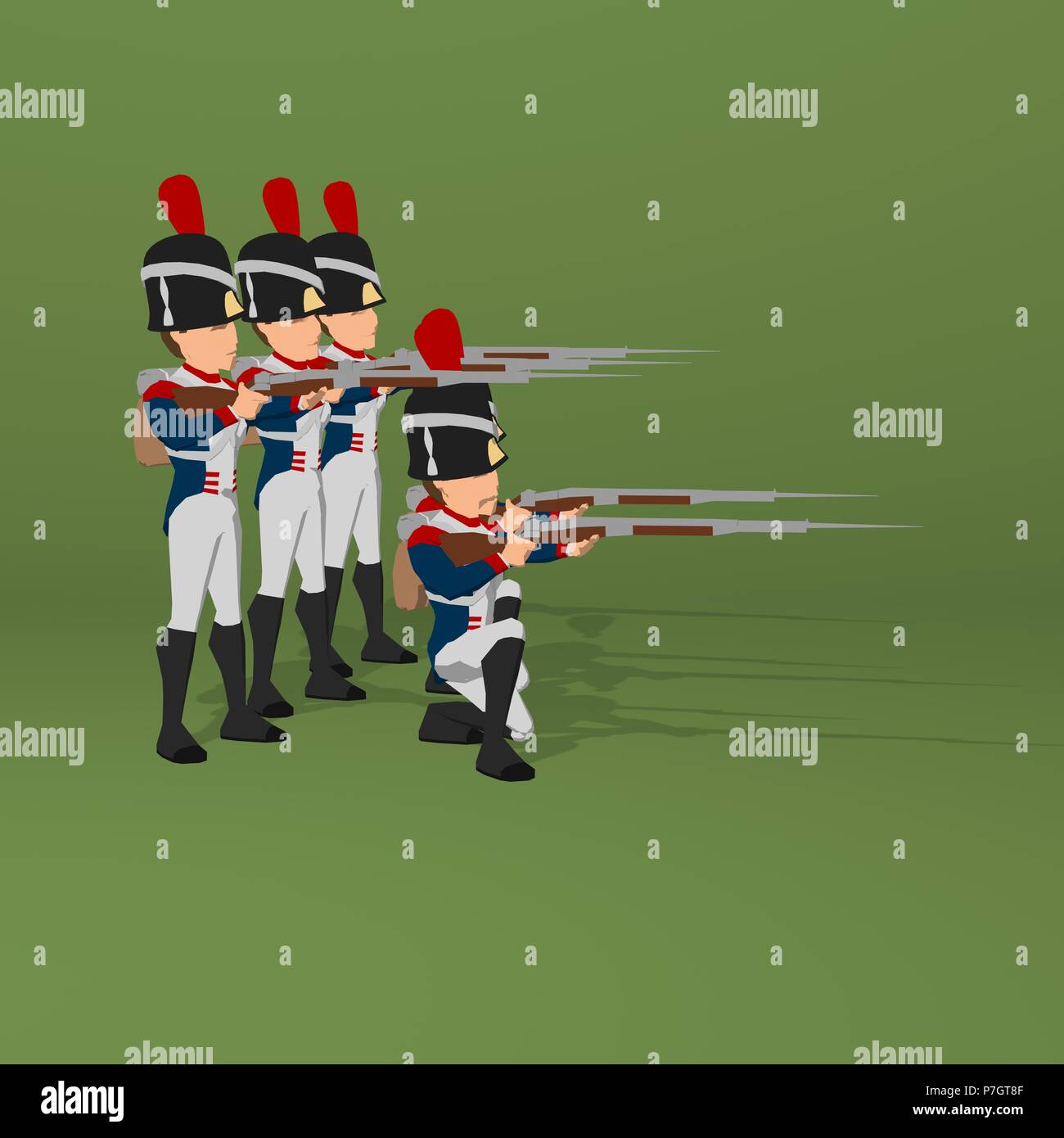 Napoleons infantry hi-res stock photography and images - Alamy