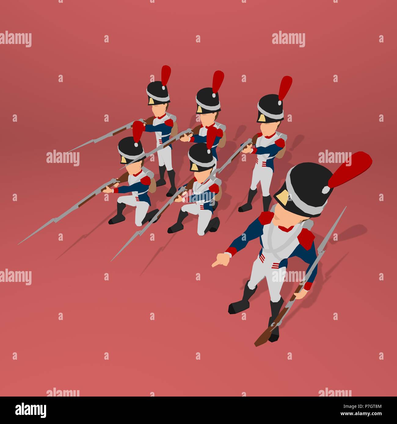 Cartoon armee hi-res stock photography and images - Alamy