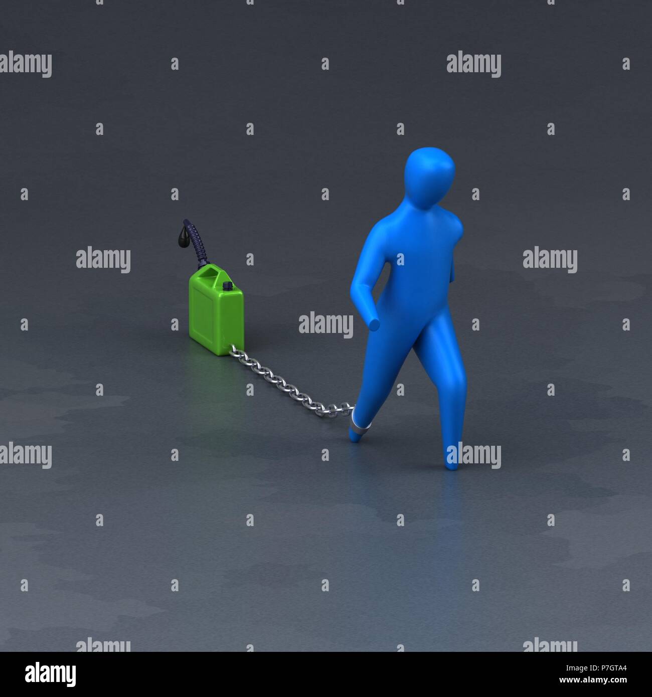 Burden symbol - 3D Illustration Stock Photo - Alamy