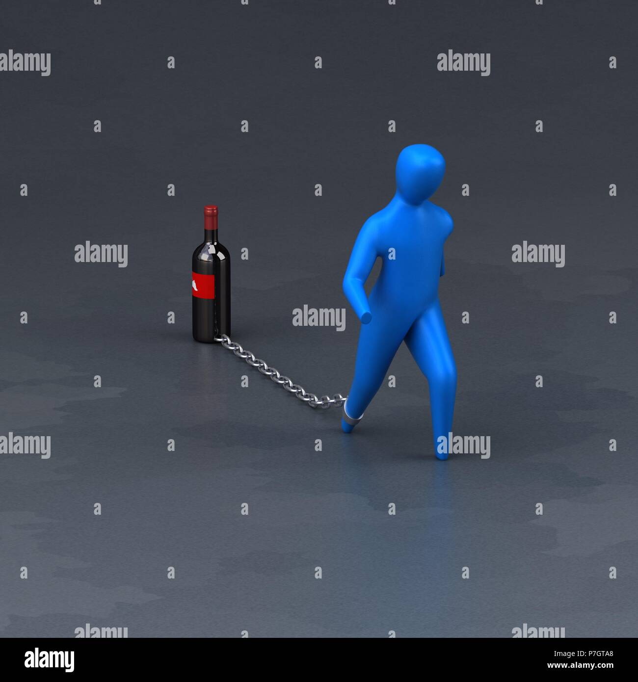 Burden symbol - 3D Illustration Stock Photo - Alamy