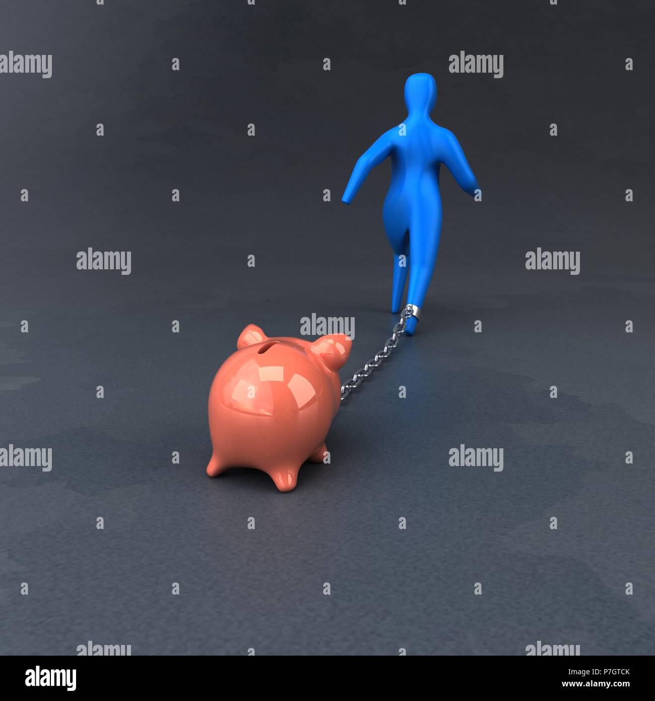 Burden symbol - 3D Illustration Stock Photo - Alamy