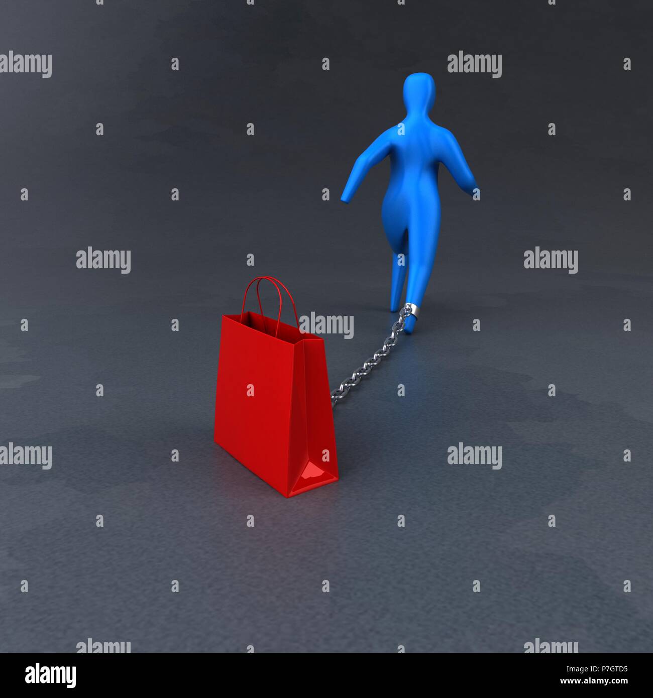 Burden symbol - 3D Illustration Stock Photo - Alamy