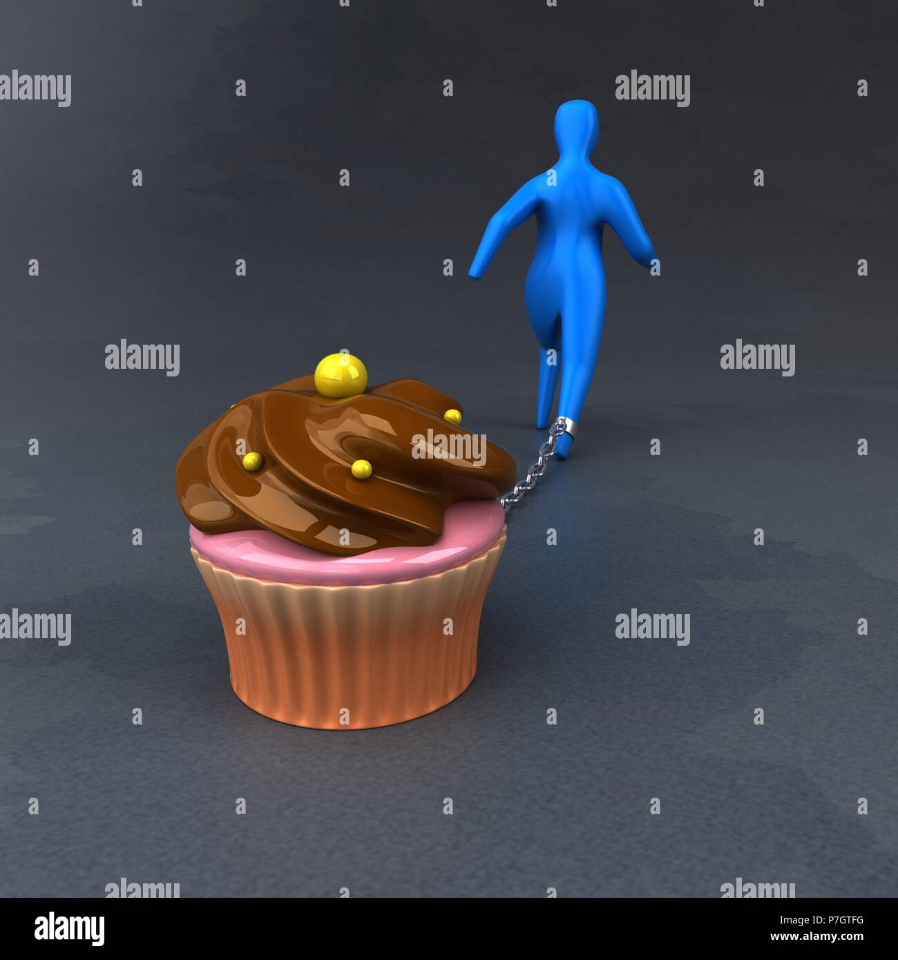 Burden symbol - 3D Illustration Stock Photo - Alamy