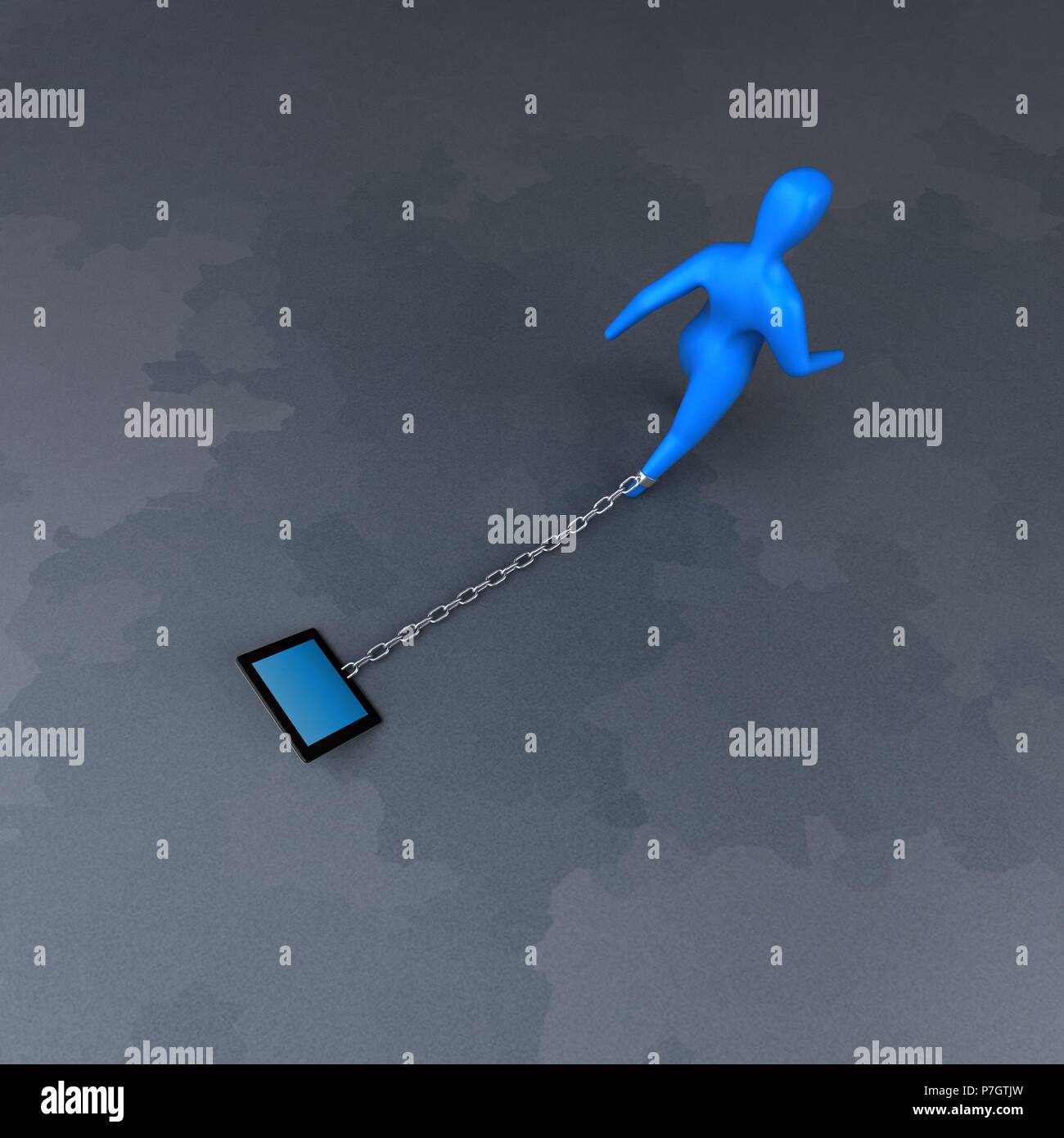 Burden symbol - 3D Illustration Stock Photo - Alamy