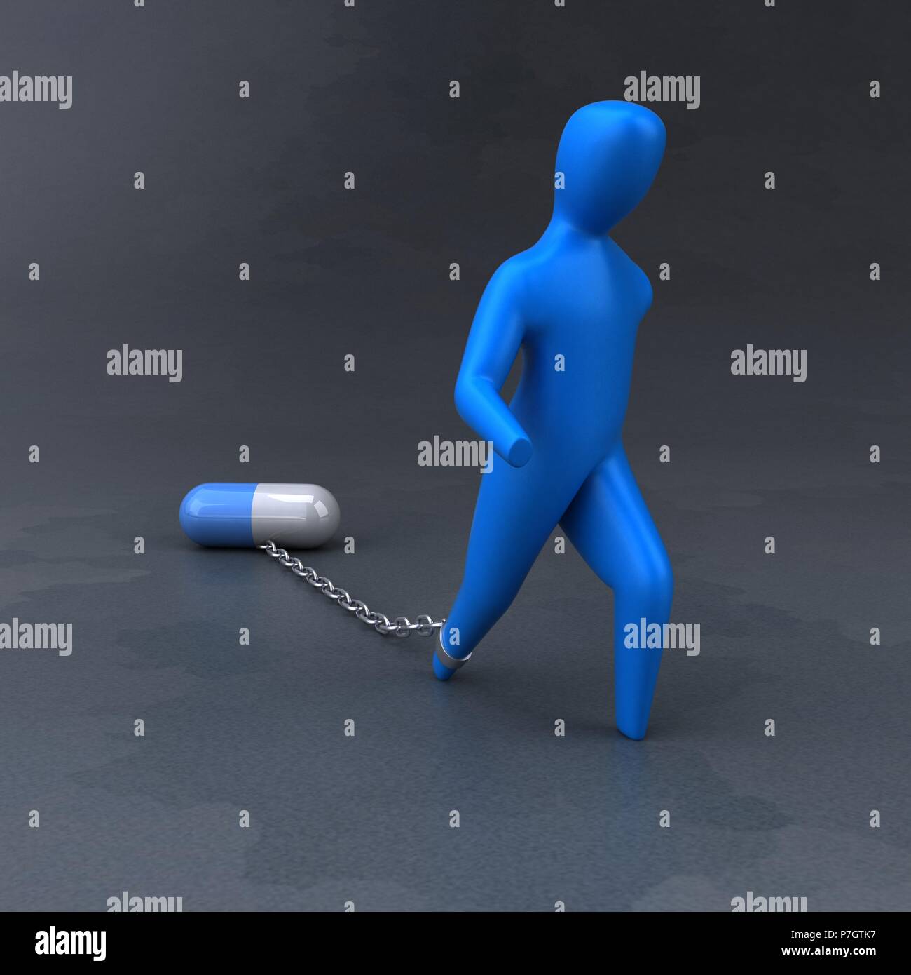 Burden symbol - 3D Illustration Stock Photo - Alamy