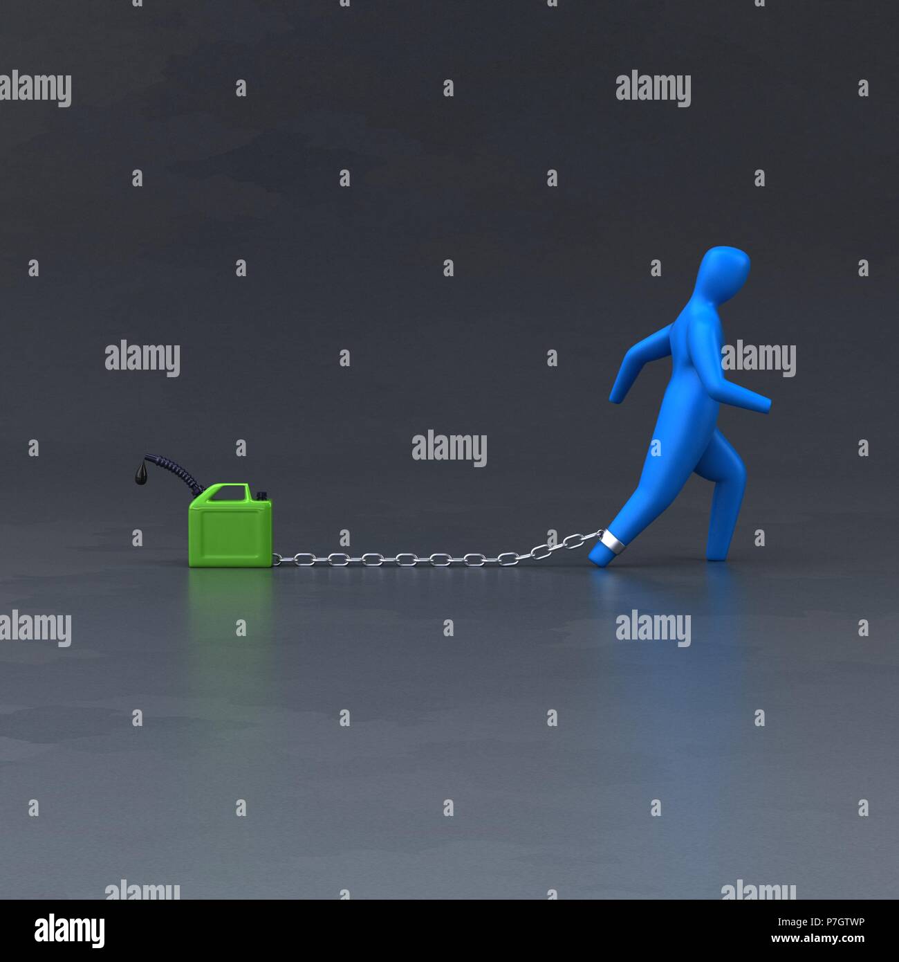 Burden symbol - 3D Illustration Stock Photo - Alamy