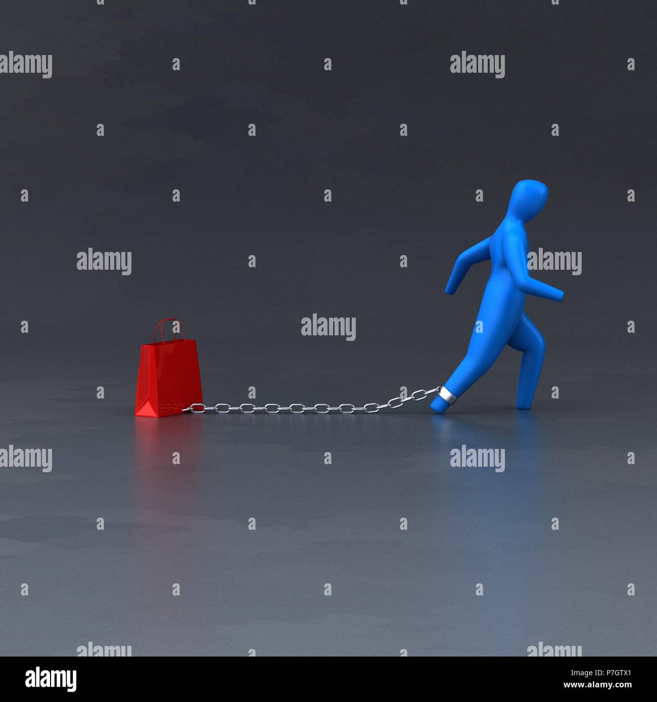 Burden symbol - 3D Illustration Stock Photo - Alamy