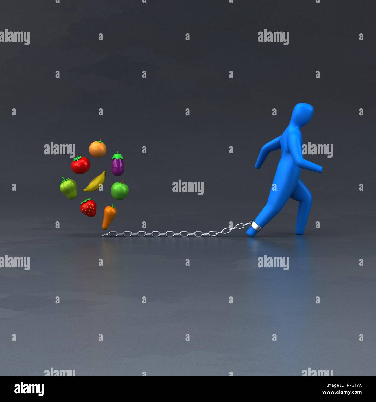 Burden symbol - 3D Illustration Stock Photo - Alamy