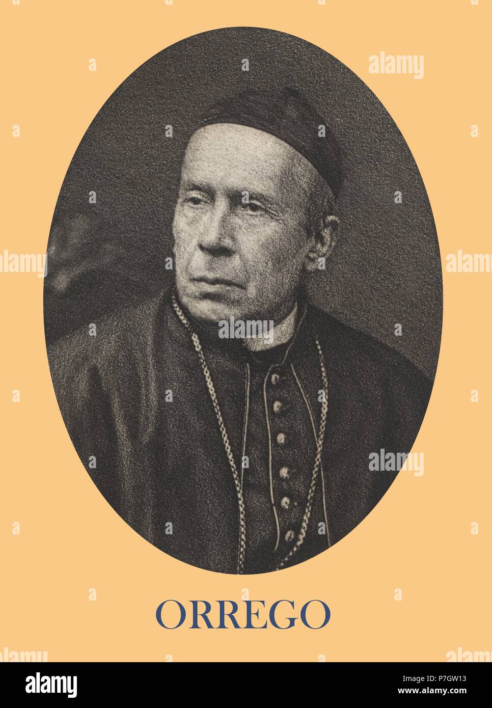 José Manuel Orrego (1817-1891), obispo de Serena, Chile. Participó en ...