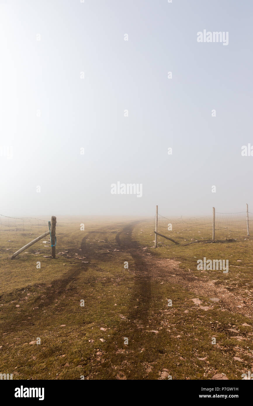 Fog through fence hi-res stock photography and images - Alamy