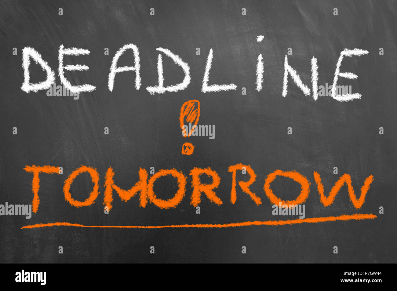 Assignment chalkboard hi-res stock photography and images - Alamy