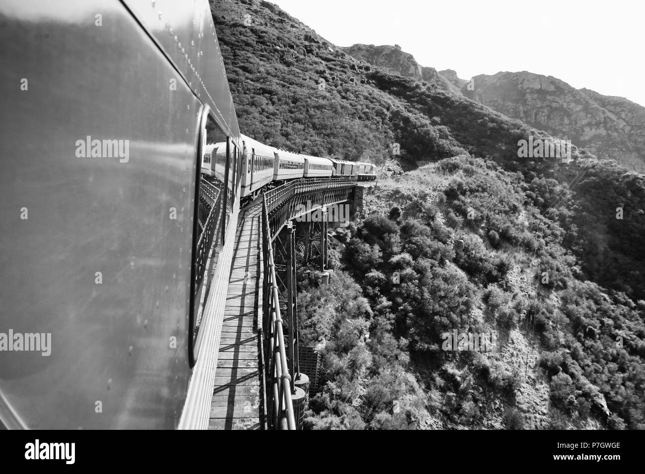 Exploring the Taieri Gorge Stock Photo - Alamy