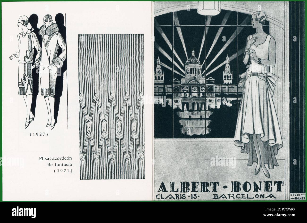 Publicidad del establecimiento de moda femenina Albert-Bonet, de ...