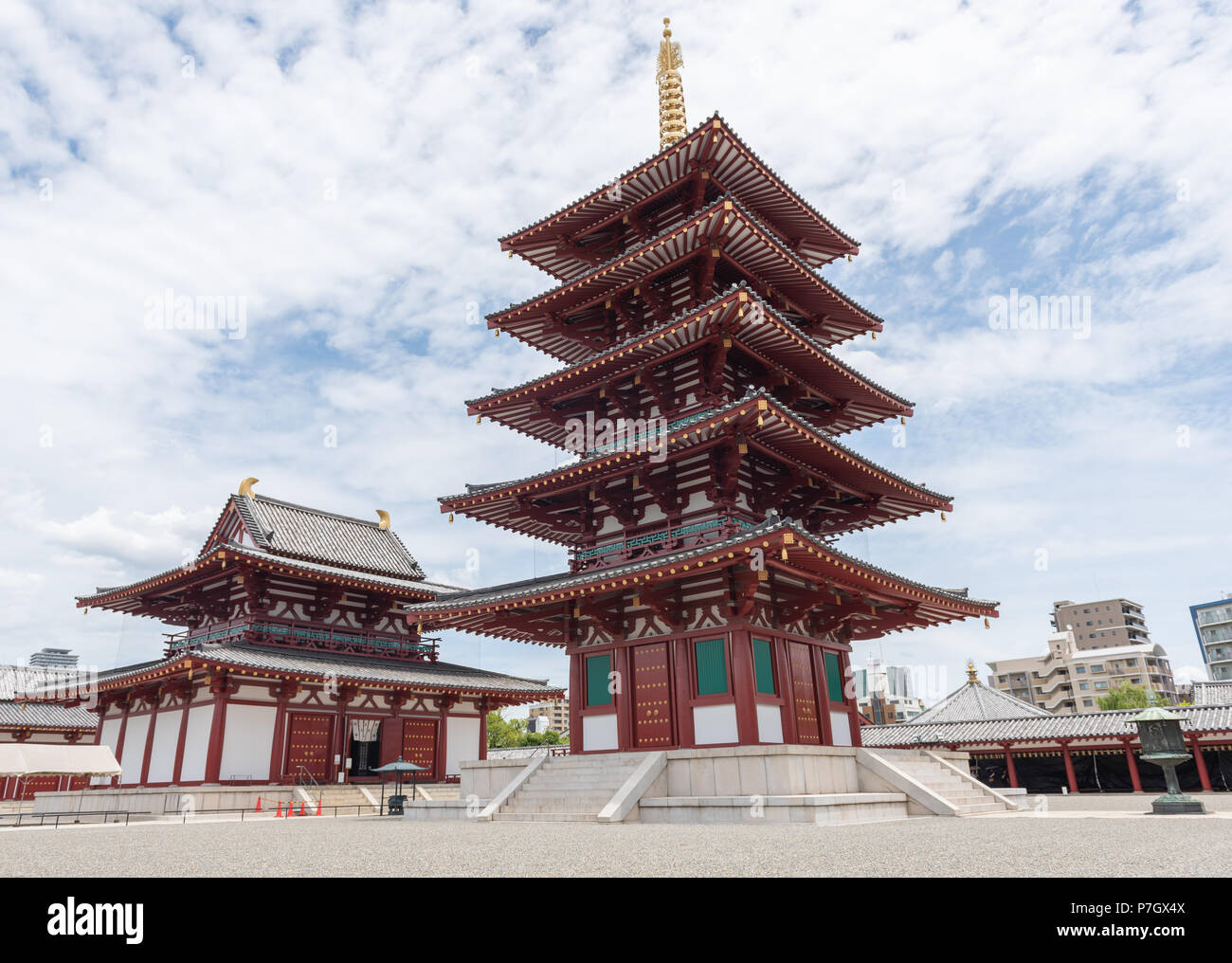 Temples in Osaka - Japan Stock Photo - Alamy