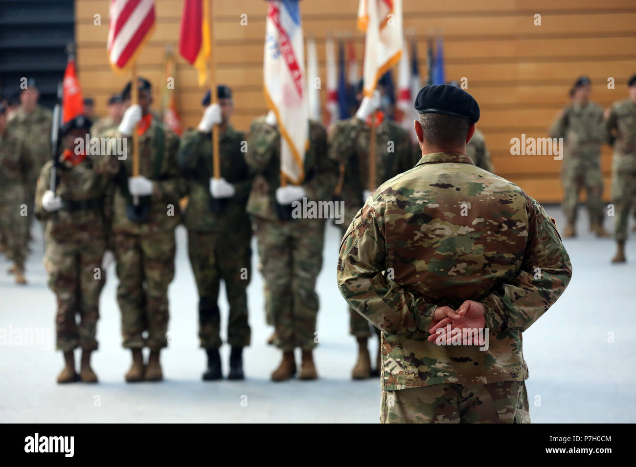 U.S. Army Col. Neil Khatod, commander of 2d Theater Signal Brigade ...