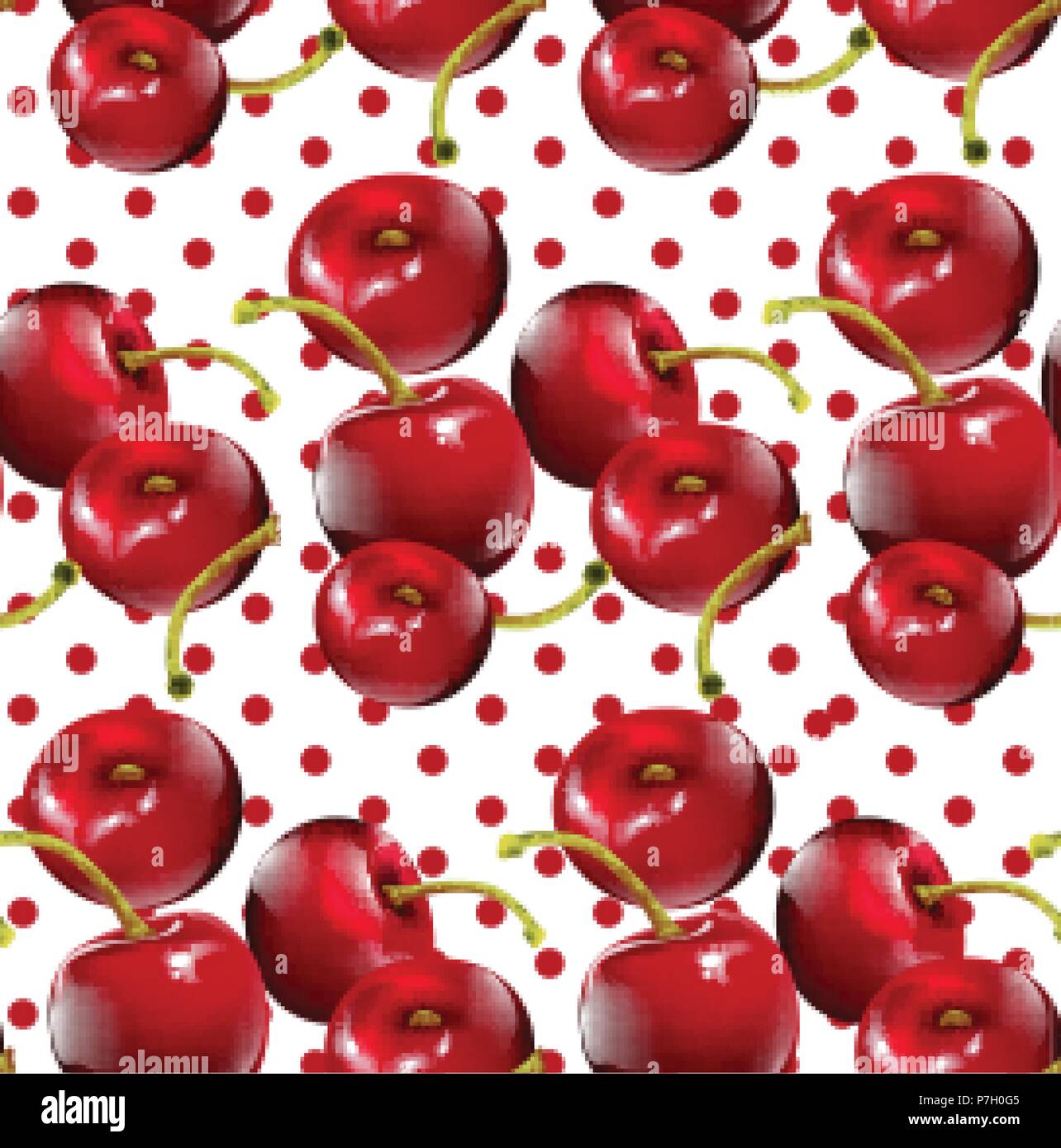 Dotted fruits Stock Vector Images - Alamy