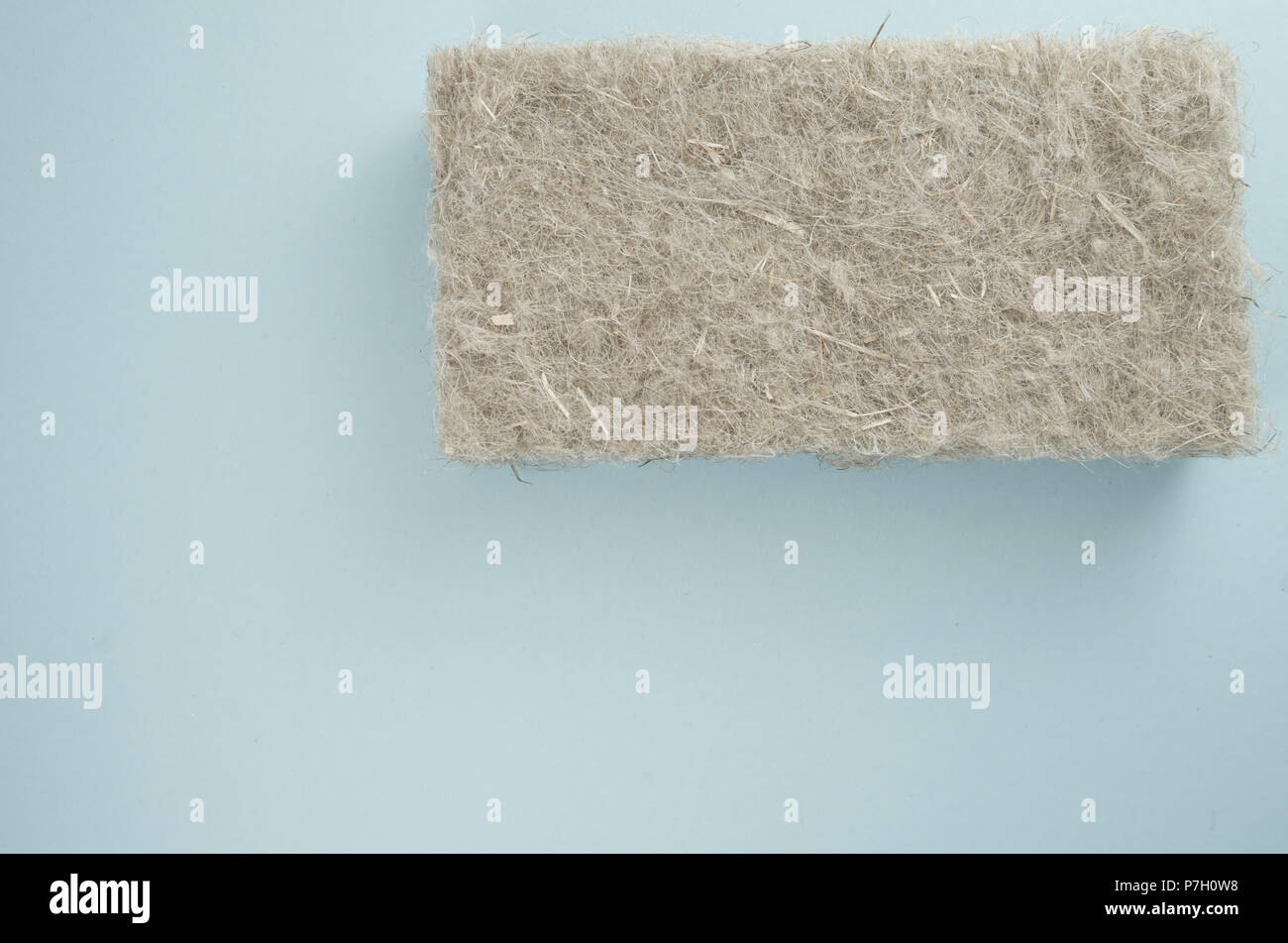 natural fiber wall insulating panel detail view - energy saving concept ...