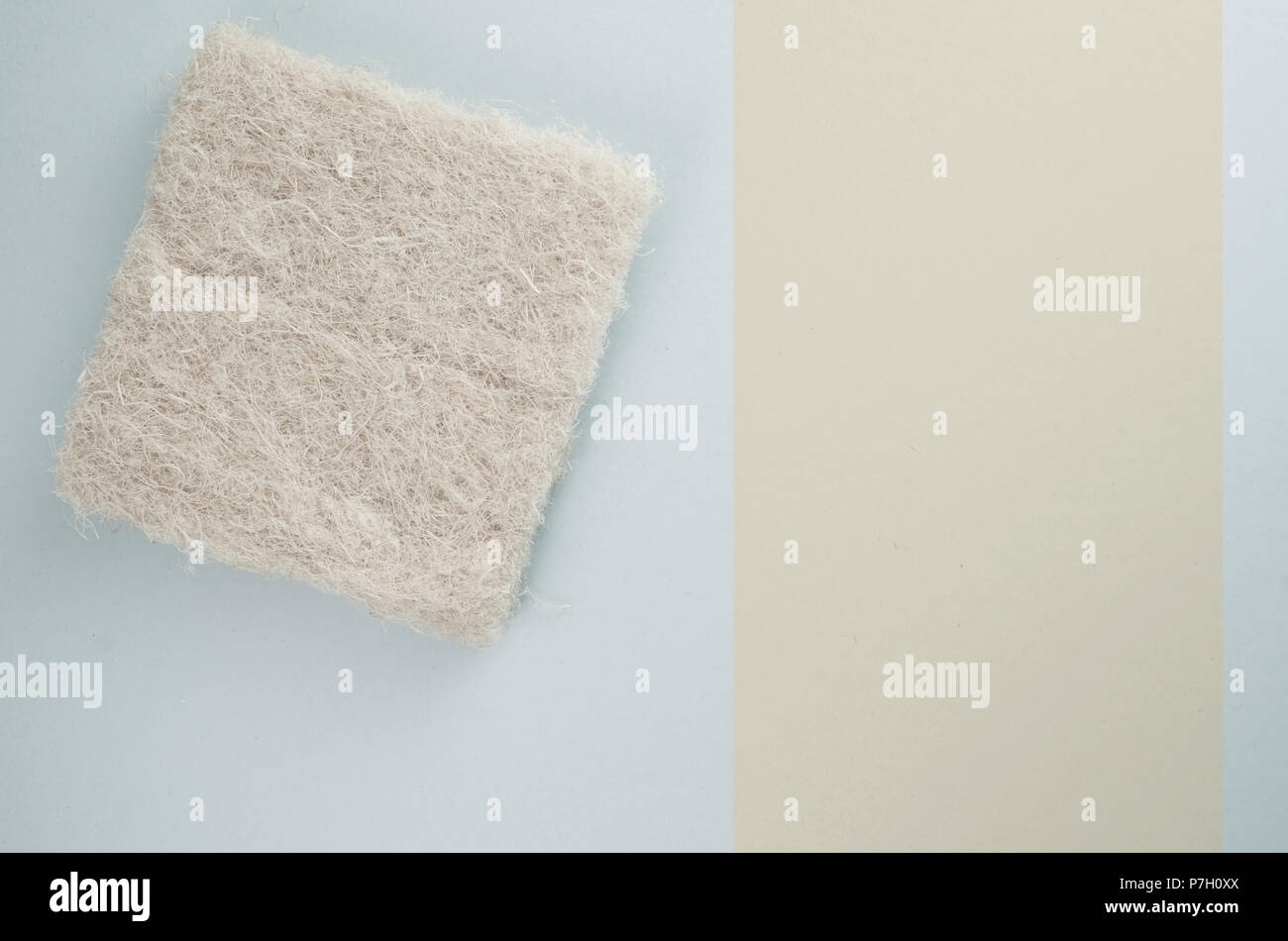 natural fiber wall insulating panel detail view - energy saving concept ...