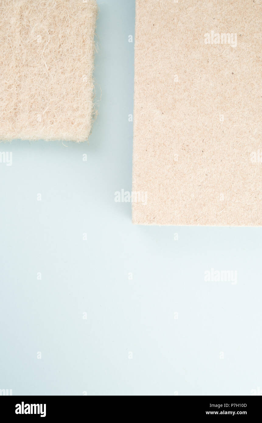 natural fiber wall insulating panel detail view - energy saving concept ...