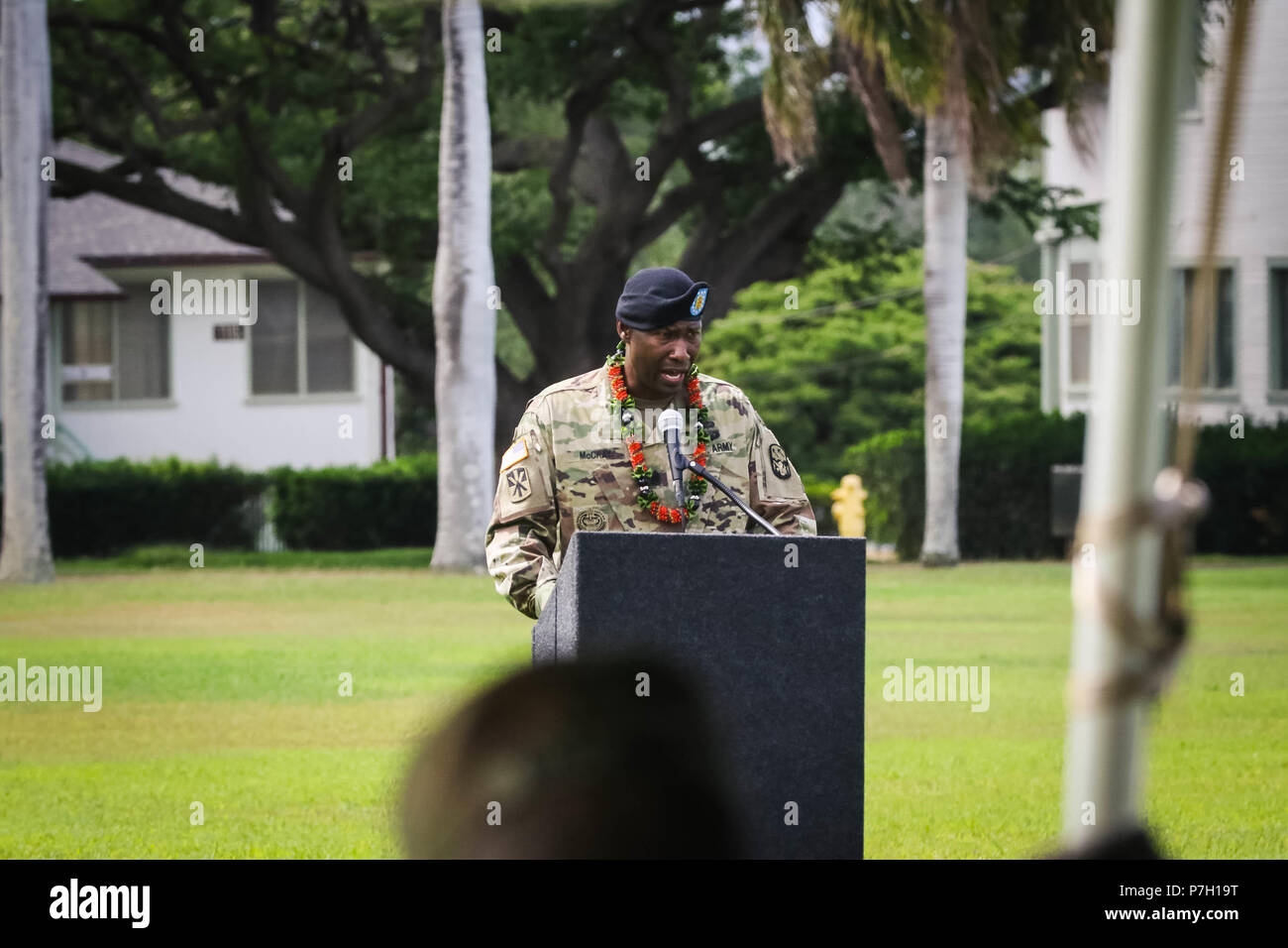 Command Sgt. Maj. McCray the 94th Army Air and Missile Defense Command ...