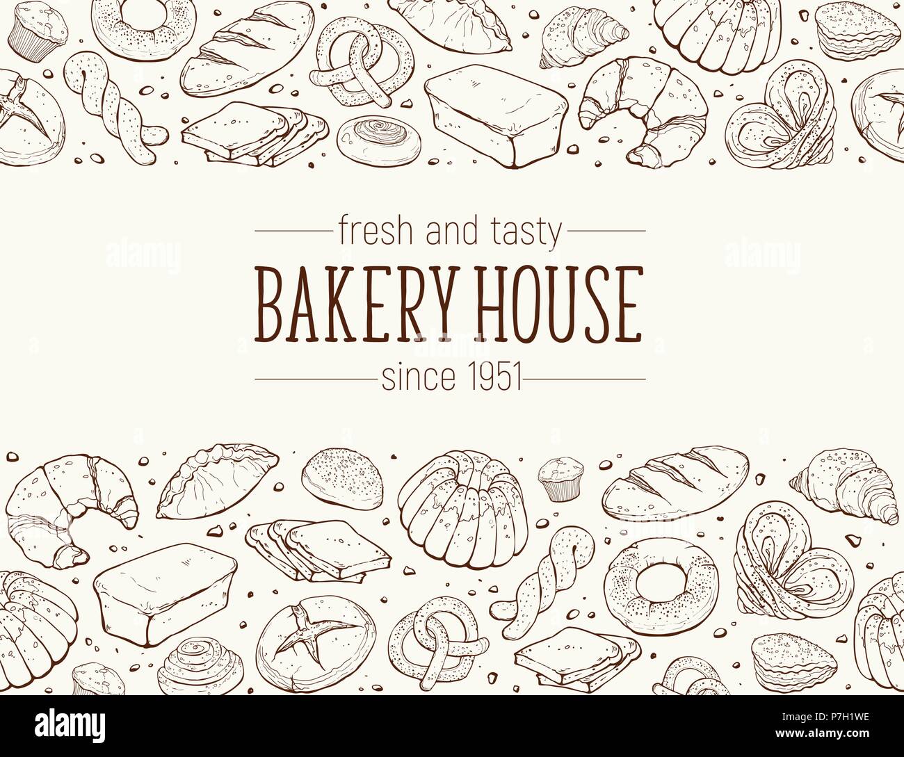 fresh bread poster Stock Vector Image & Art - Alamy