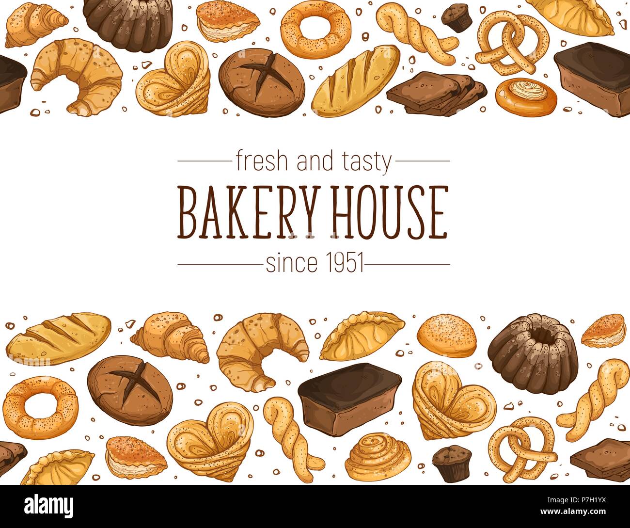 fresh bread poster Stock Vector Image & Art - Alamy