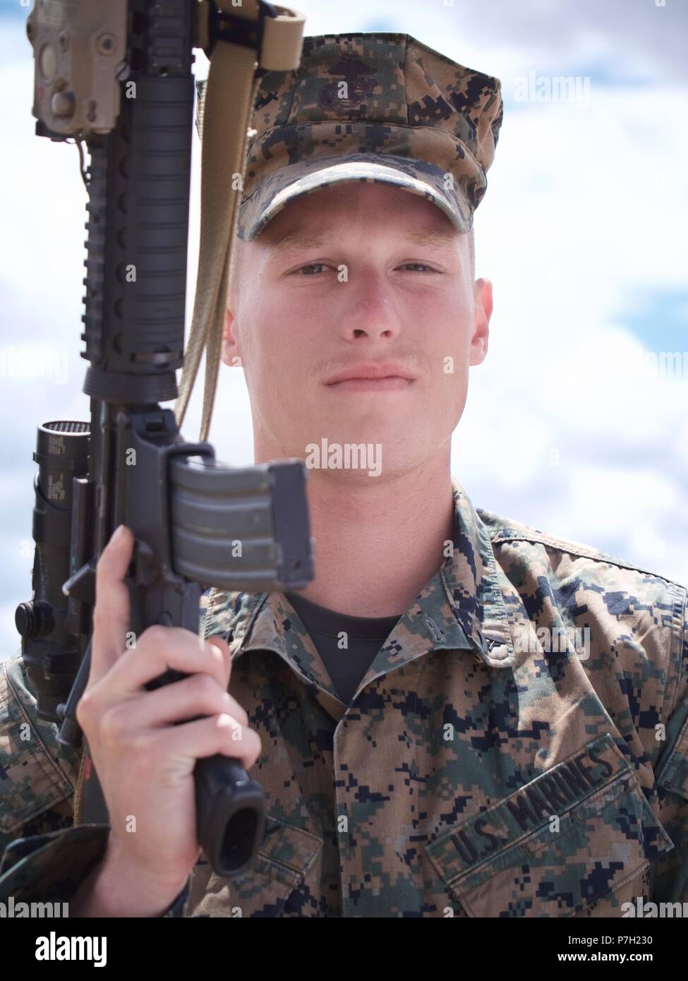 U.S. Marine Corps Lance Cpl. James Mackey is a military police Marine ...