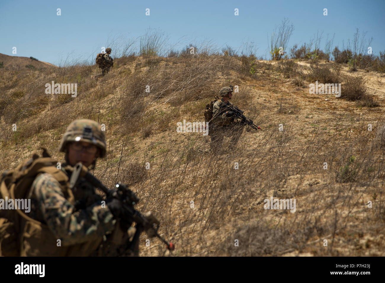 U.S. Marines with 1st Light Armored Reconnaissance Battalion, 1st ...