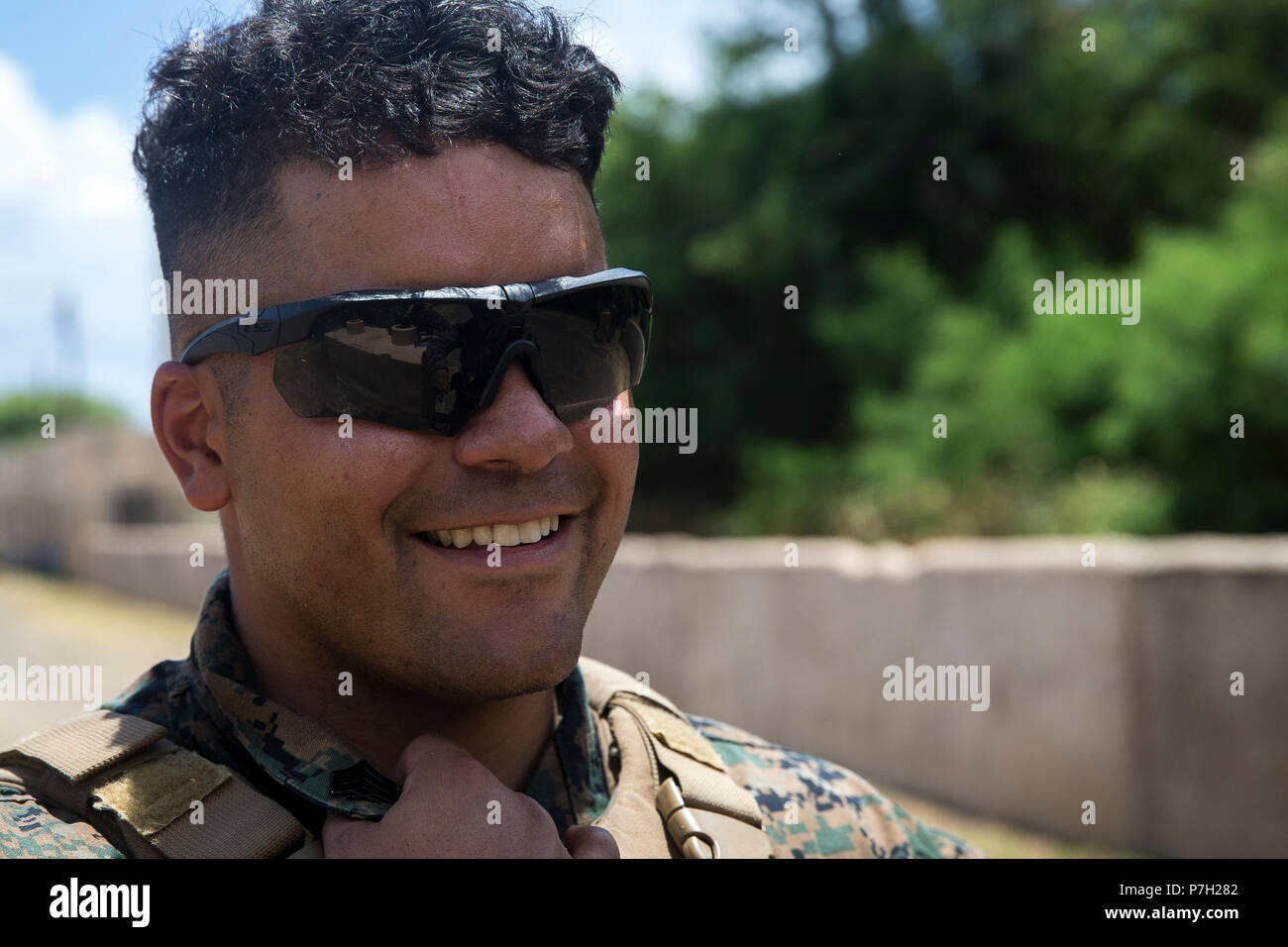 U.S. Marine Corps Sgt. Rafael Fernandez, 3rd Radio Battalion, III ...