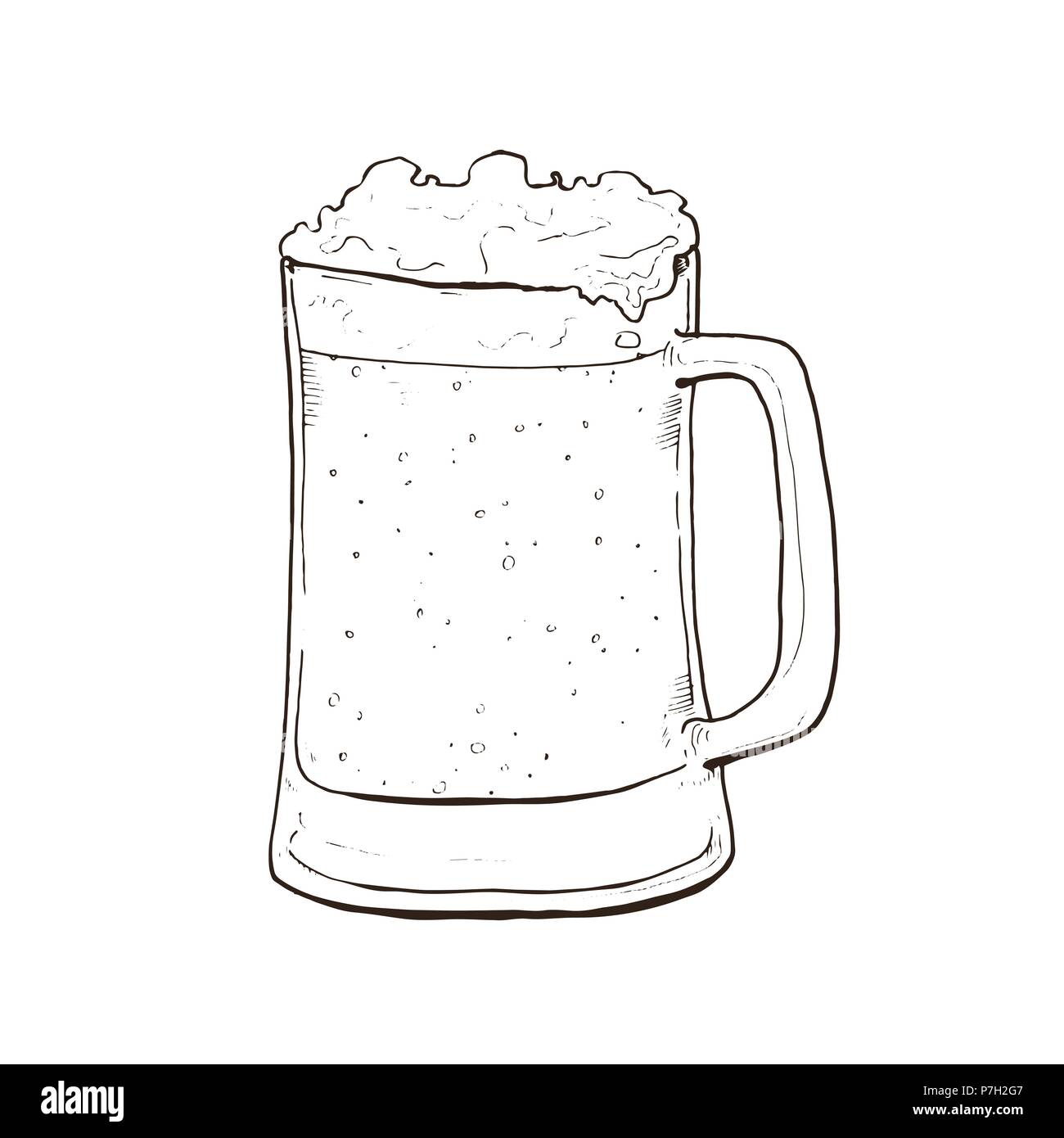 Beer sketch hi-res stock photography and images - Alamy