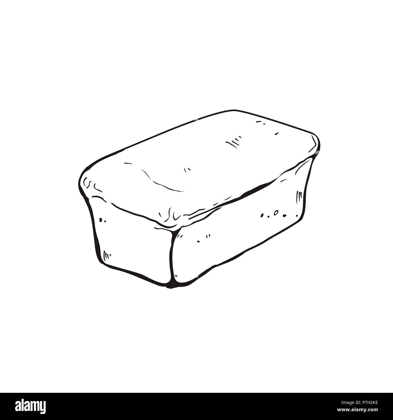 Bread roll sketch Black and White Stock Photos & Images - Alamy